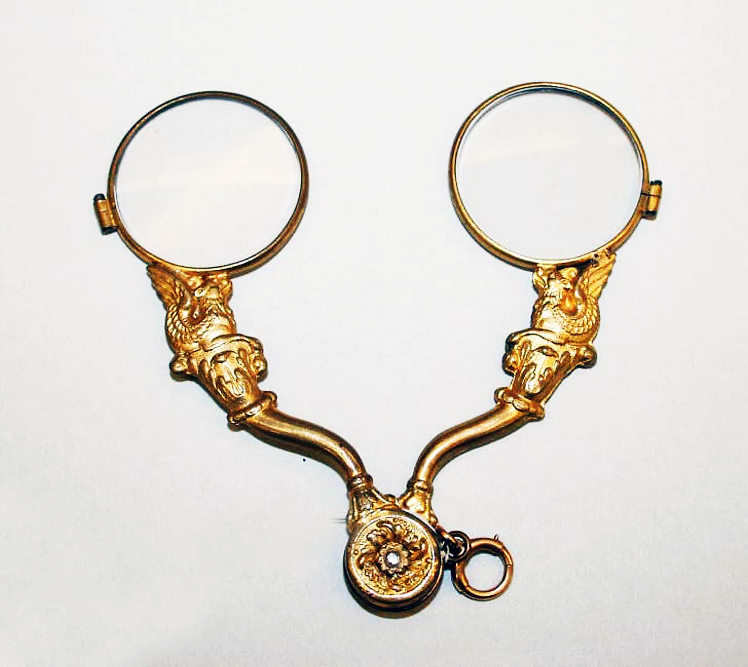 French lorgnette or scissors-glasses, early 19th century. photo ...
